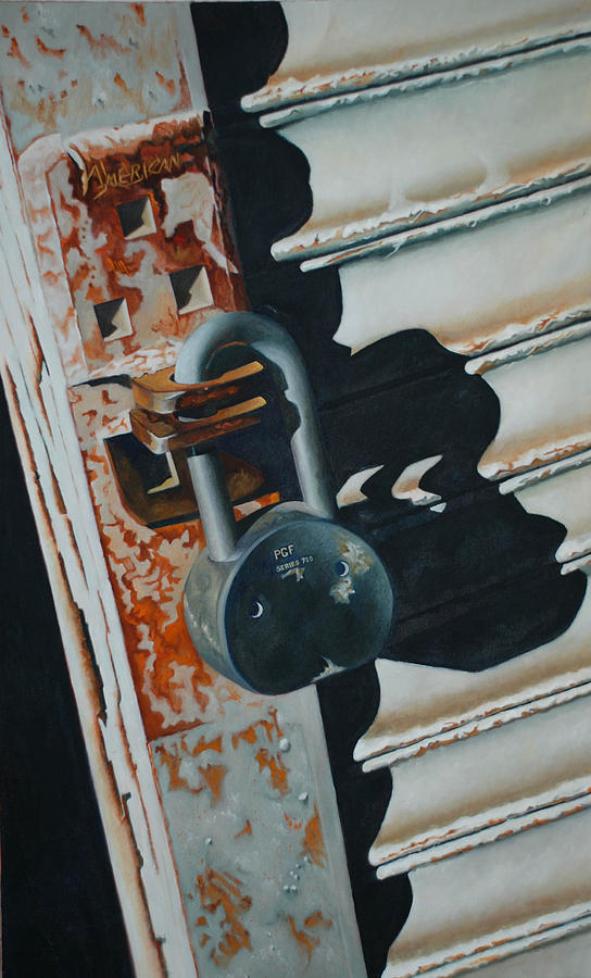 Rust and Lock Painting by Scott Geyer - Fine Art America