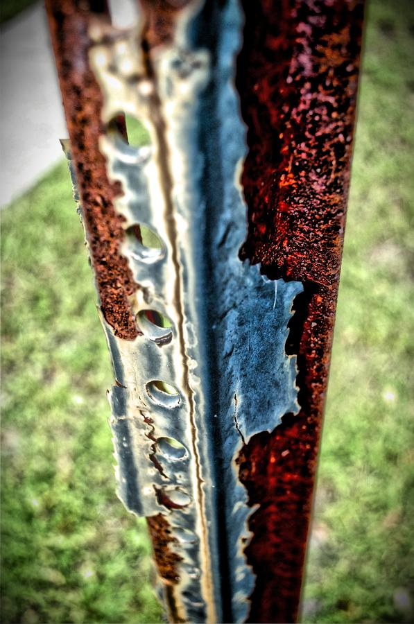 Rusty Pole 2 Photograph by Tim Thoms - Fine Art America