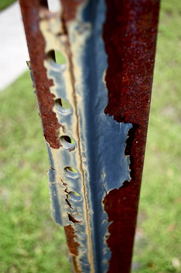 Rusty Pole Photograph by Tim Thoms - Fine Art America