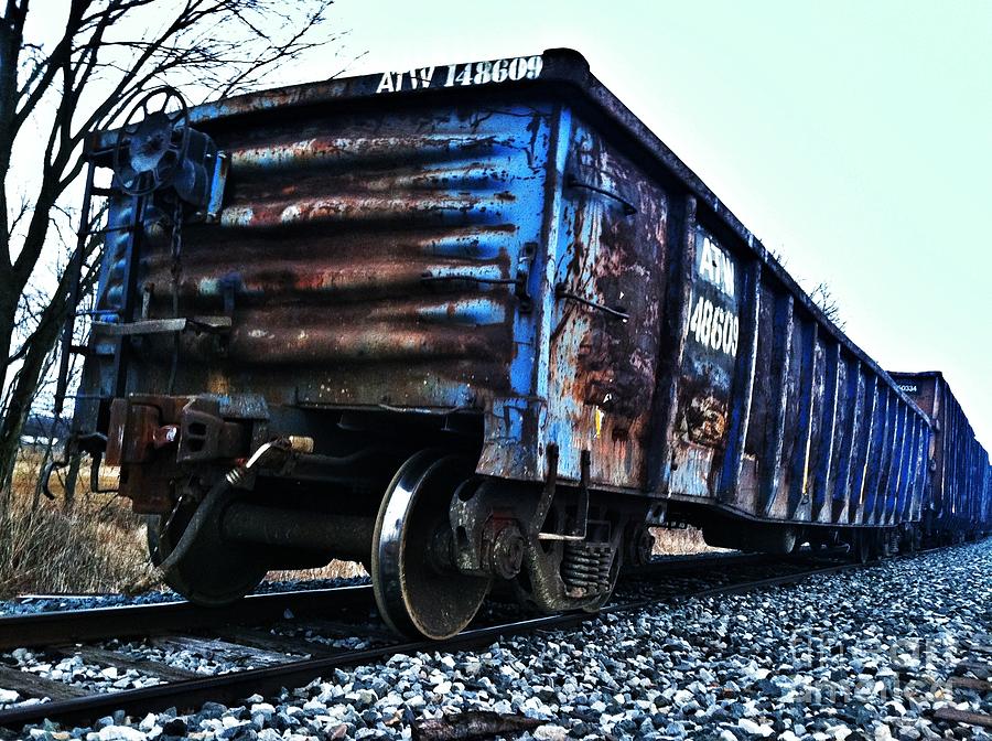 Rusty Train car Digital Art by Michelle Hawk - Fine Art America