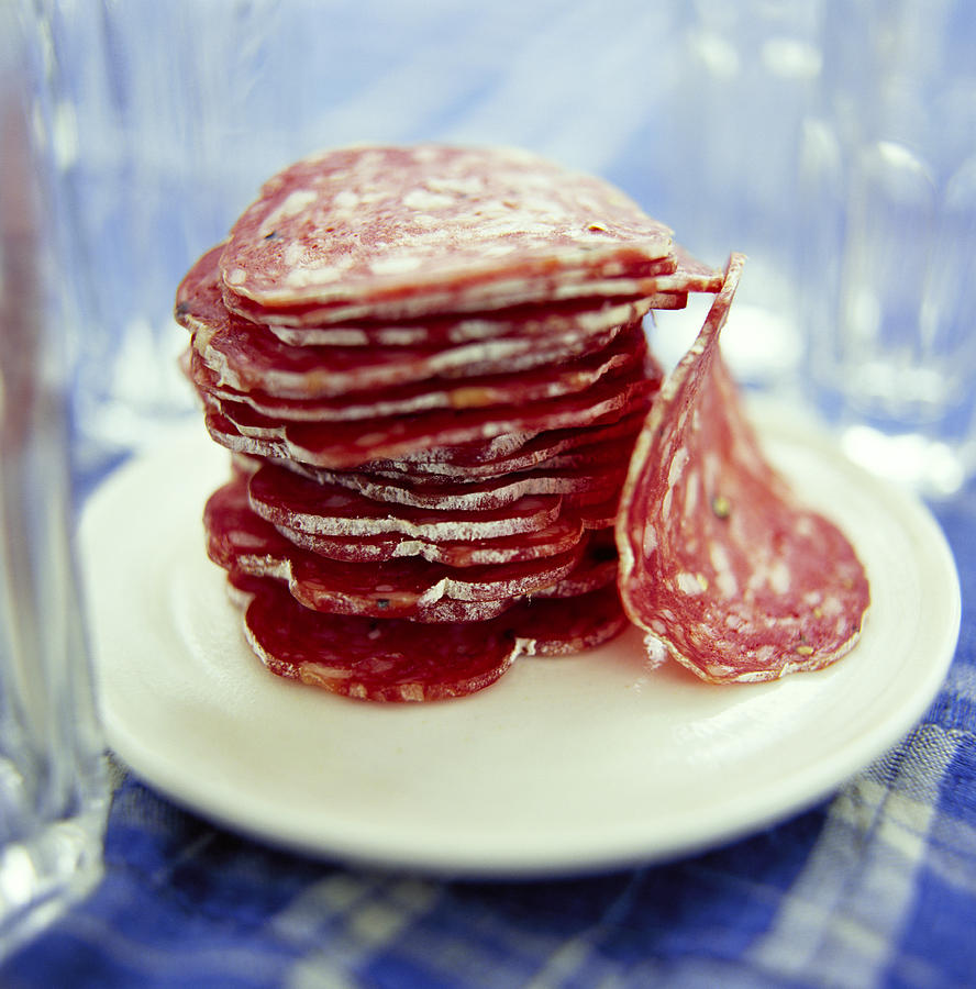 Salami by Science Photo Library