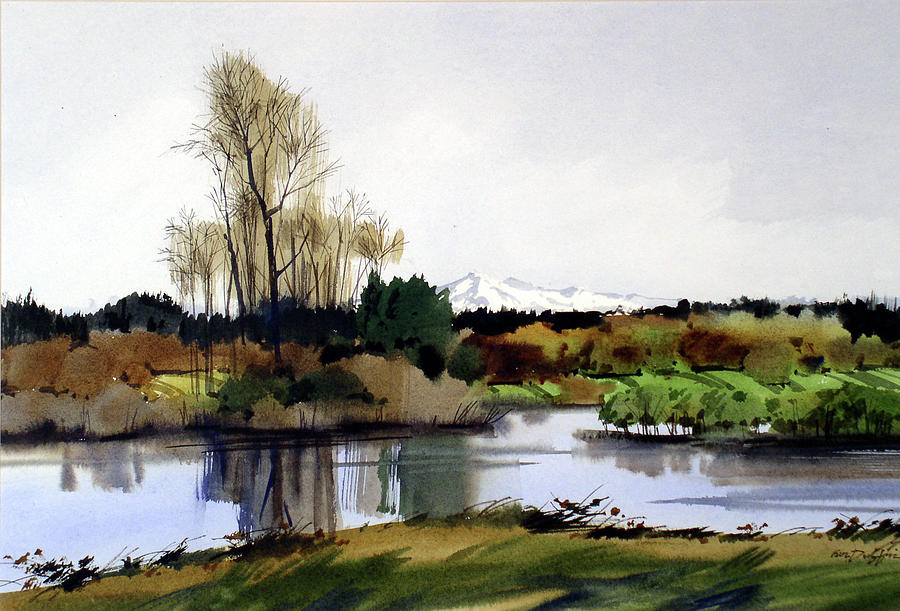 Sammamish River Painting by Ken Duffin - Pixels