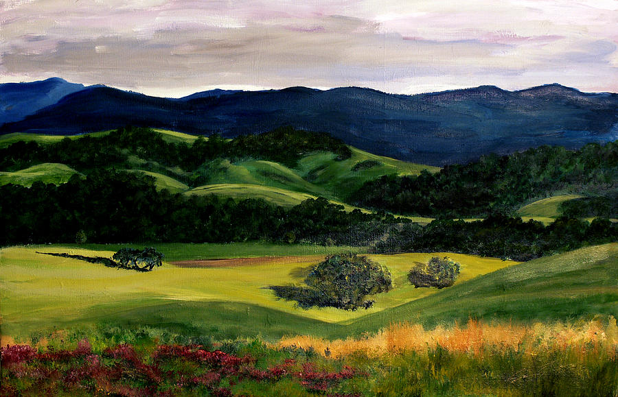 Santa Ynez Valley Painting by Eric Cobb - Fine Art America