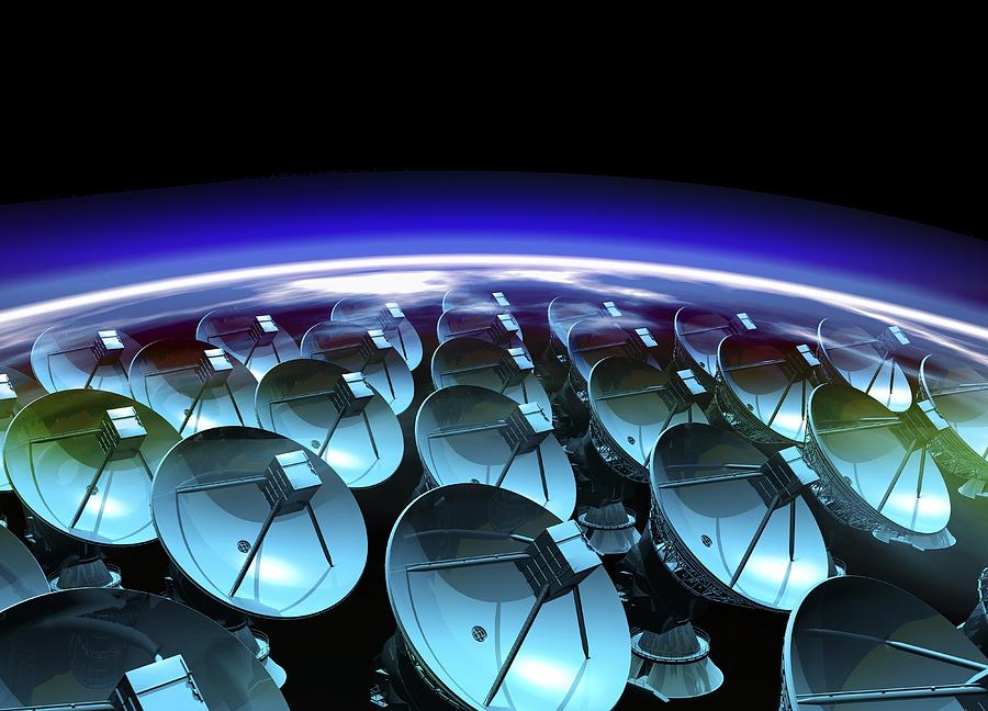 Satellite Array, Artwork by Victor Habbick Visions
