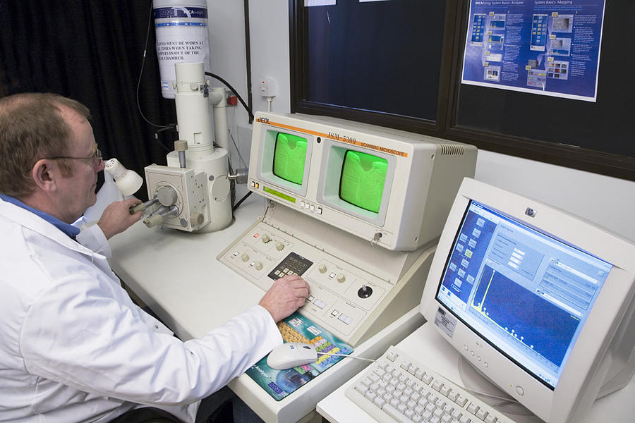 Scanning Electron Microscope Photograph by Science Photo Library ...