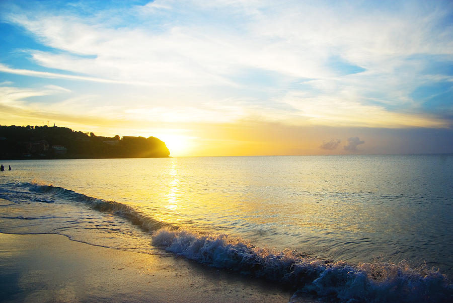 Scenic Sunset Beach Photograph by Benjamin Howell - Fine Art America