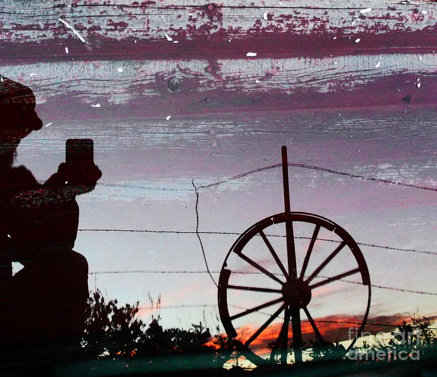 Self portrait in glass Photograph by Wesley Hahn | Fine Art America