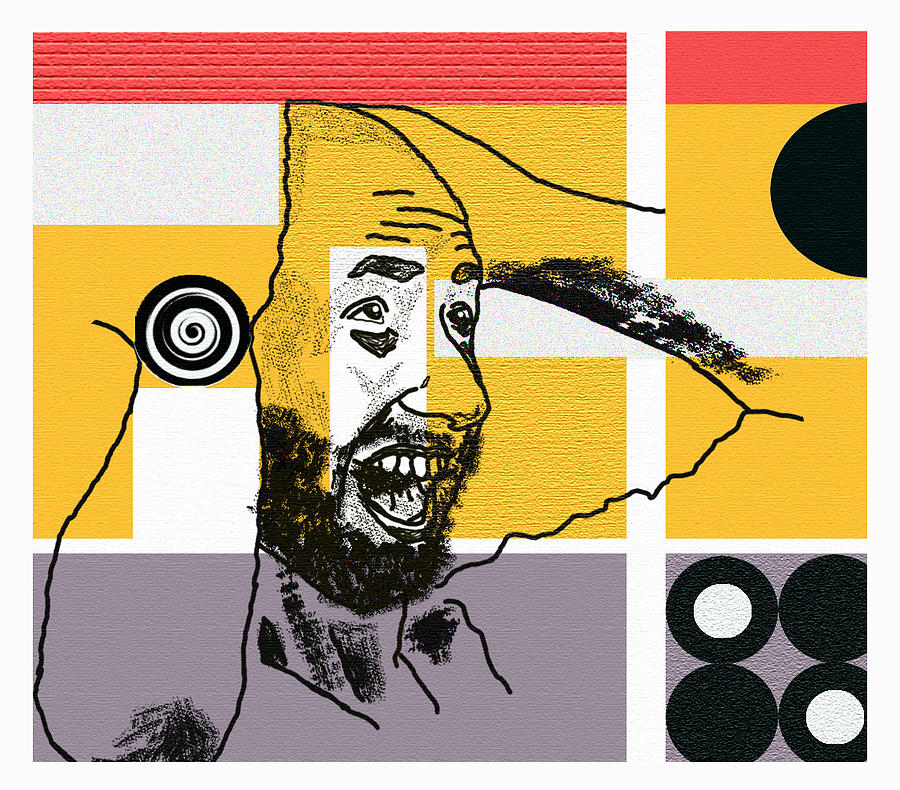 Self Portrait Digital Art by Vanderbic Digital