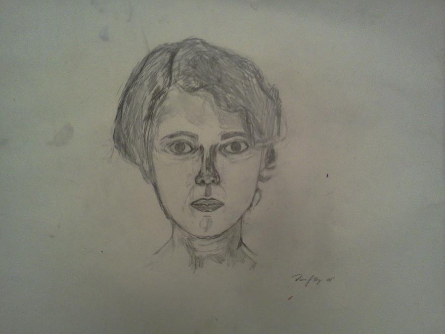 Self Study Drawing by Dina Kay - Fine Art America