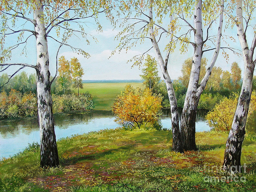 September Painting by Sergey Sergpinsky - Fine Art America