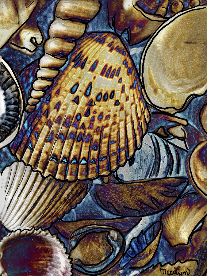 Shell Shock Digital Art by Marilyn Atwell - Fine Art America