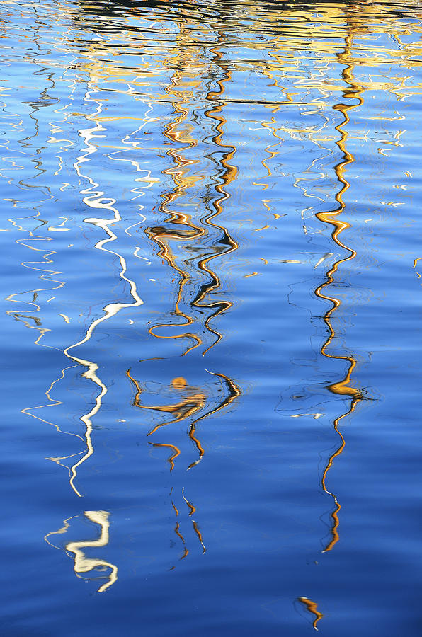 Ship mast reflection Digital Art by David Dawson - Fine Art America