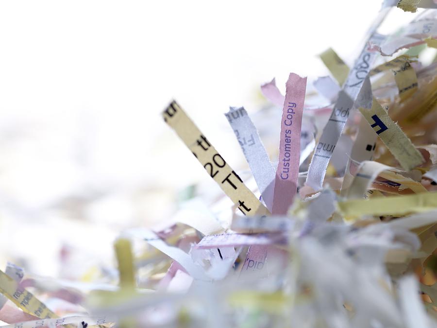 Shredded Paper by Science Photo Library