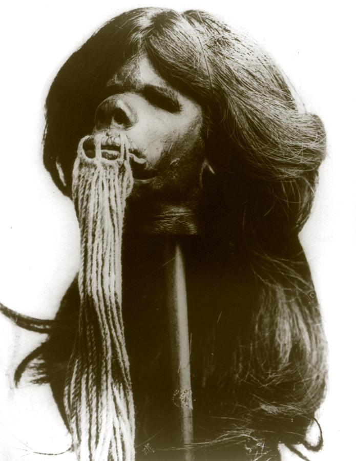 Shrunken Head, From Ecuador, Circa Photograph by Everett - Pixels