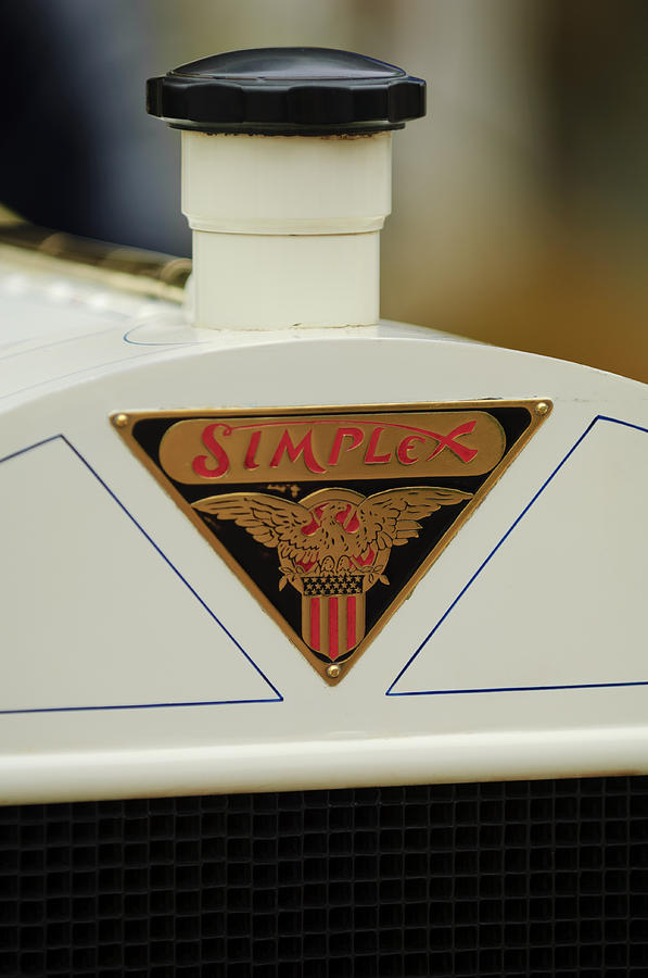 Simplex Hood Emblem Photograph by Jill Reger | Fine Art America