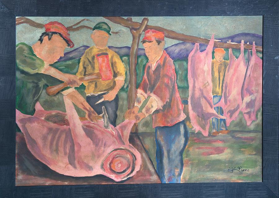 Slaughter Painting by Eric Cunningham - Pixels