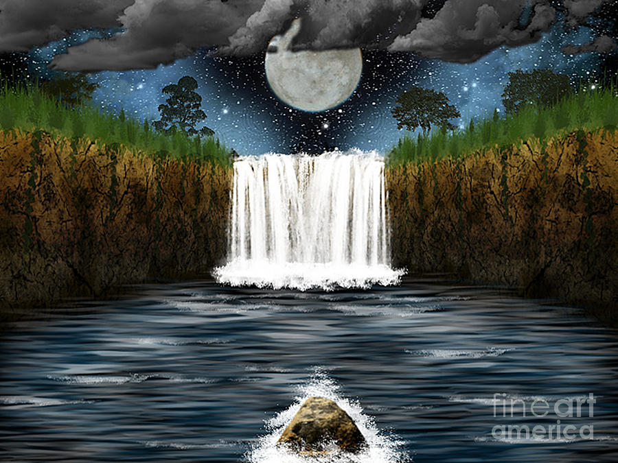 Sleepy River Digital Art By Thomas Ogrady Fine Art America