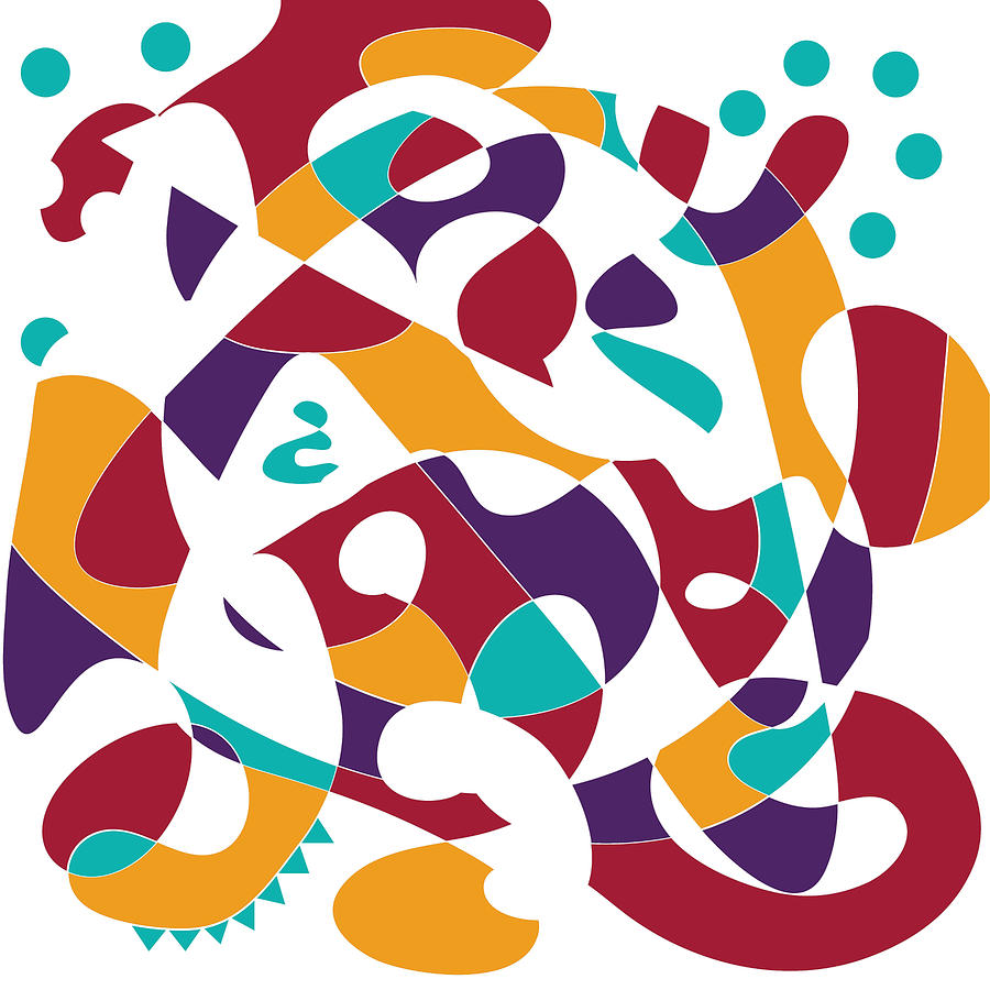 Snake Scribble Digital Art by Jessica Rost - Fine Art America