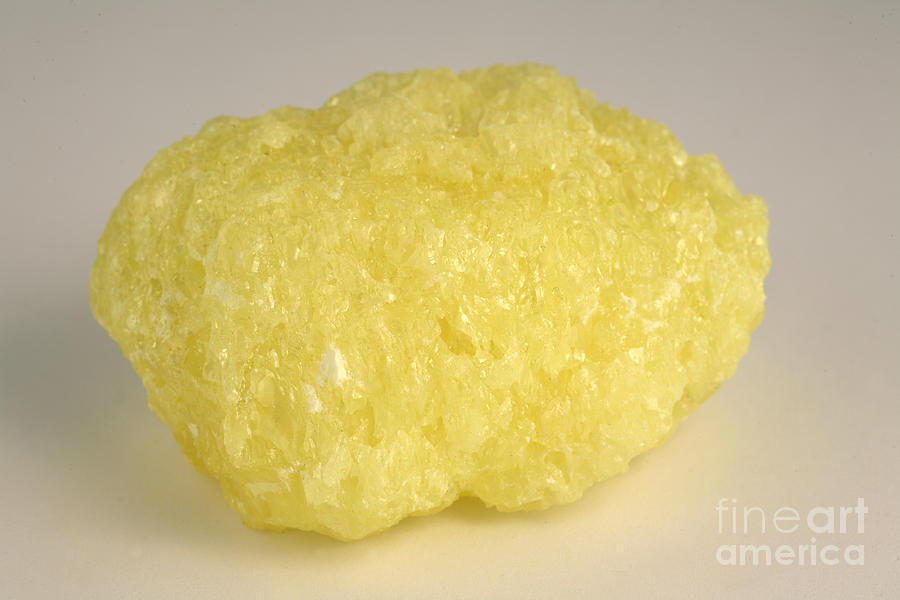 Solid Sulfur Photograph by Ted Kinsman - Fine Art America
