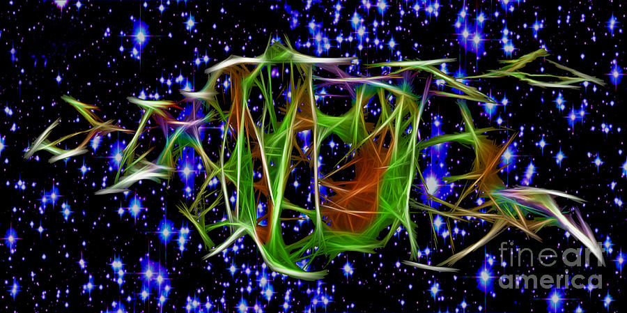 Spatial Anomaly Digital Art by Peter Piatt