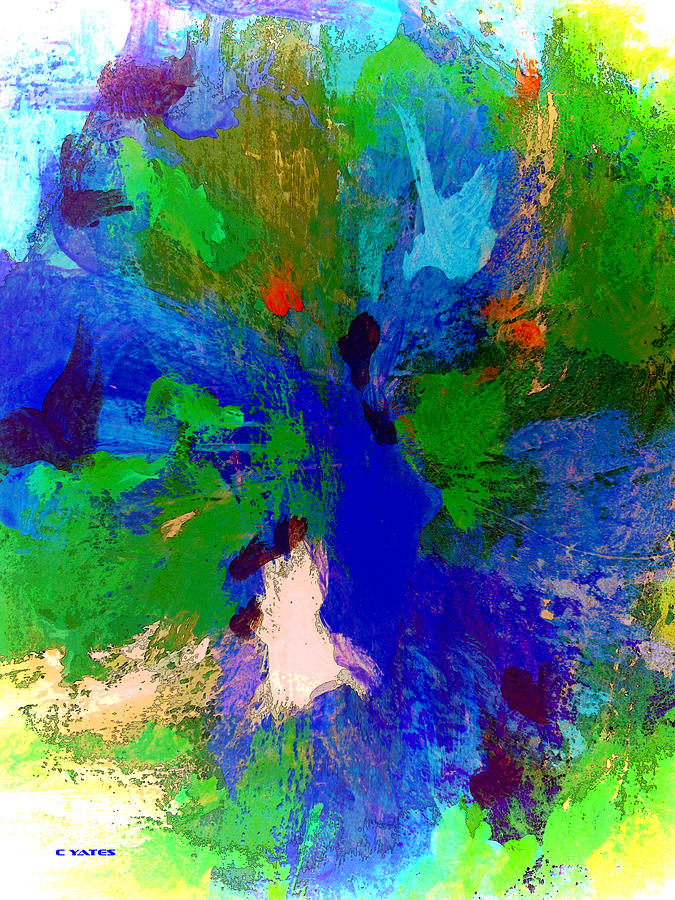 Spatial Exploration Painting by Charles Yates - Pixels