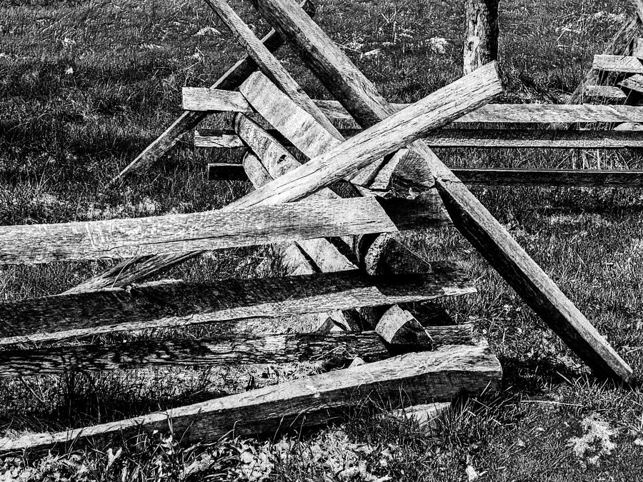 Split Rail 2 Photograph by Leroy McLaughlin - Fine Art America