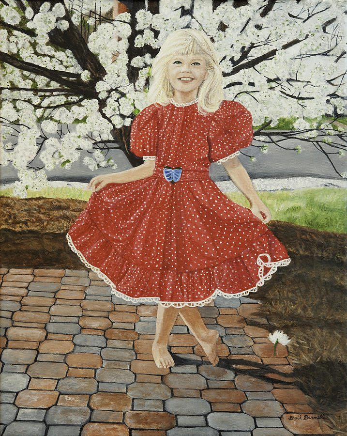 Spring Dance Painting by Gail Darnell - Fine Art America