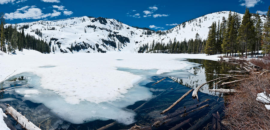 Spring Thaw at Castle Lake Photograph by Greg Nyquist - Fine Art America