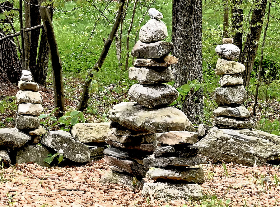Stacked and Stones Photograph by Keith Blanchet - Fine Art America