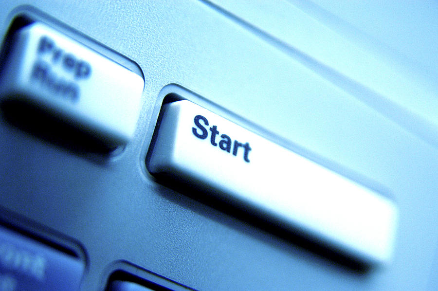Start Button Photograph by Johnny Greig - Pixels