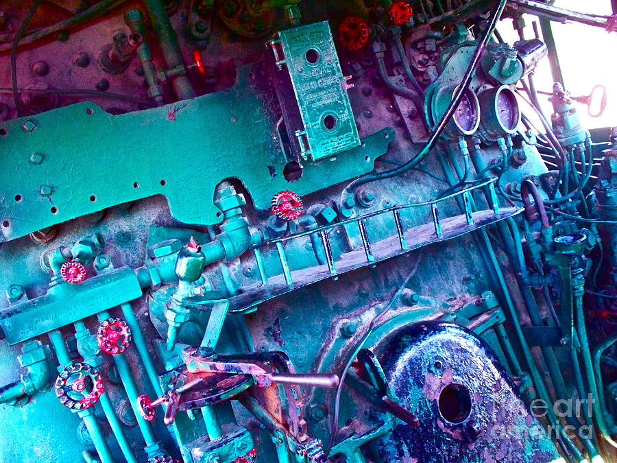 Steam Engine Controls Photograph by Chuck Taylor | Pixels