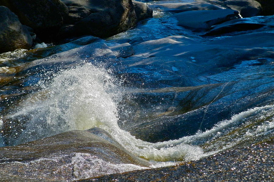 Step Falls Flume Splash 1 Photograph by George Ramos | Fine Art America