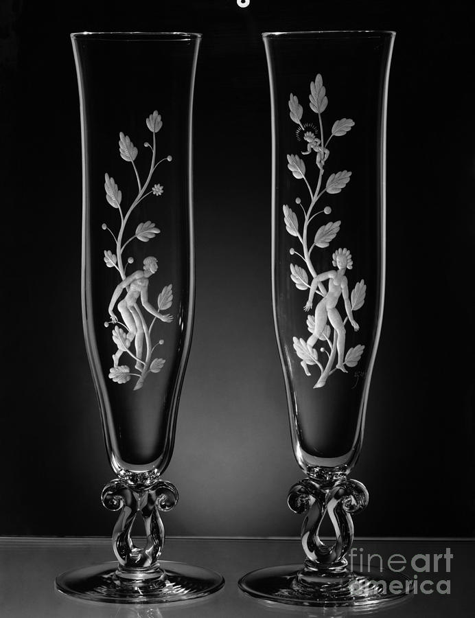 STEUBEN GLASSES, c1939 Photograph by Granger - Pixels