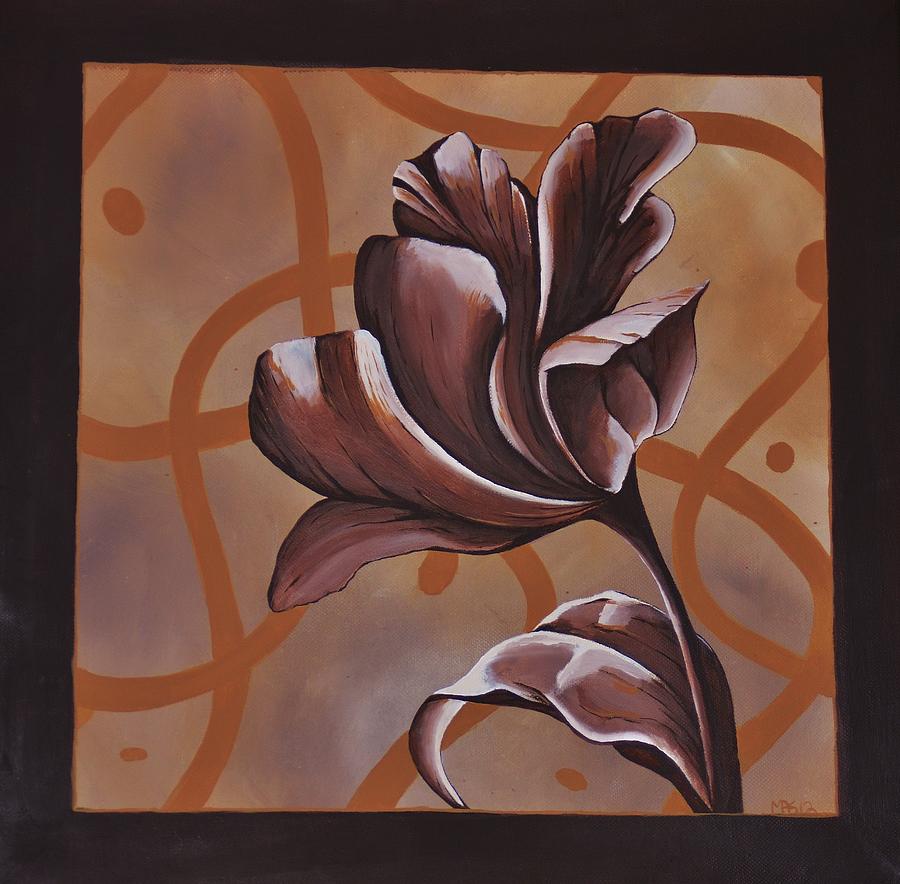 Study in Brown Painting by Mary Simms | Fine Art America