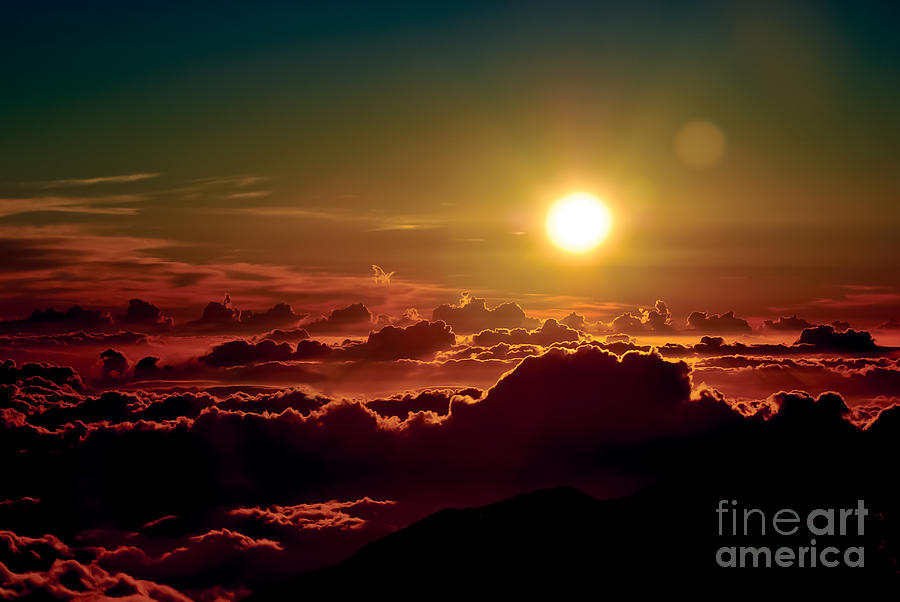 Sun clouds Photograph by Baywest Imaging - Fine Art America