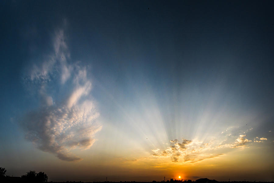 Sun rays and fire cloud Pyrography by Stefan Bucur | Pixels