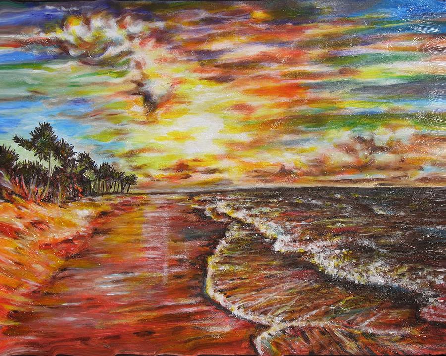 Sunset 5 Painting by Eric Sosnowski - Fine Art America