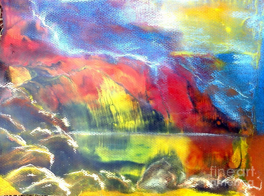 Sunset Mixed Media by Marcela Elena Moada - Fine Art America