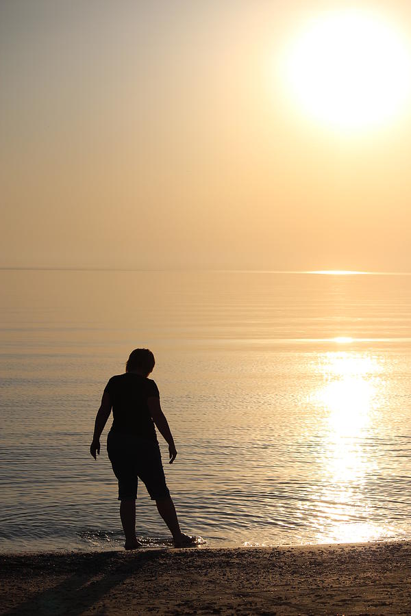 Sunset Stroll Photograph by Ted Albert - Fine Art America
