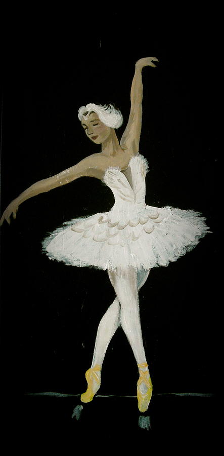 Swan Lake Painting by Monica Geisel - Fine Art America