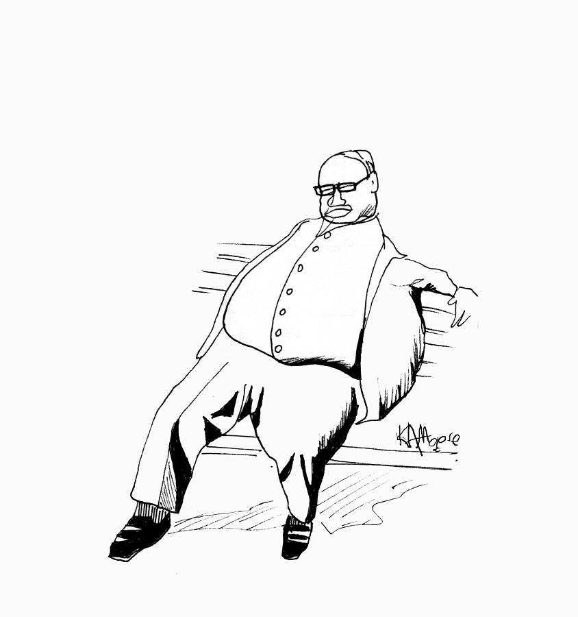 Sweet Repose Drawing by Kev Moore - Fine Art America