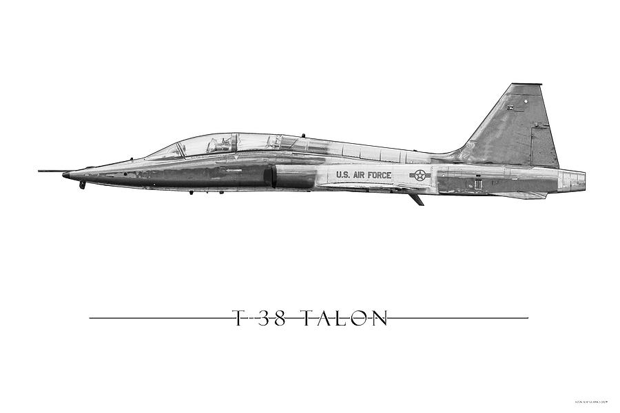 T-38 Talon Digital Art by Clay Greunke - Fine Art America