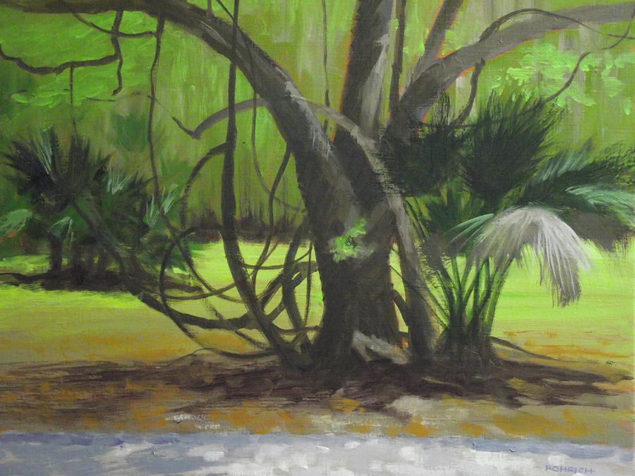 Tangled Tree Painting by Robert Rohrich - Fine Art America