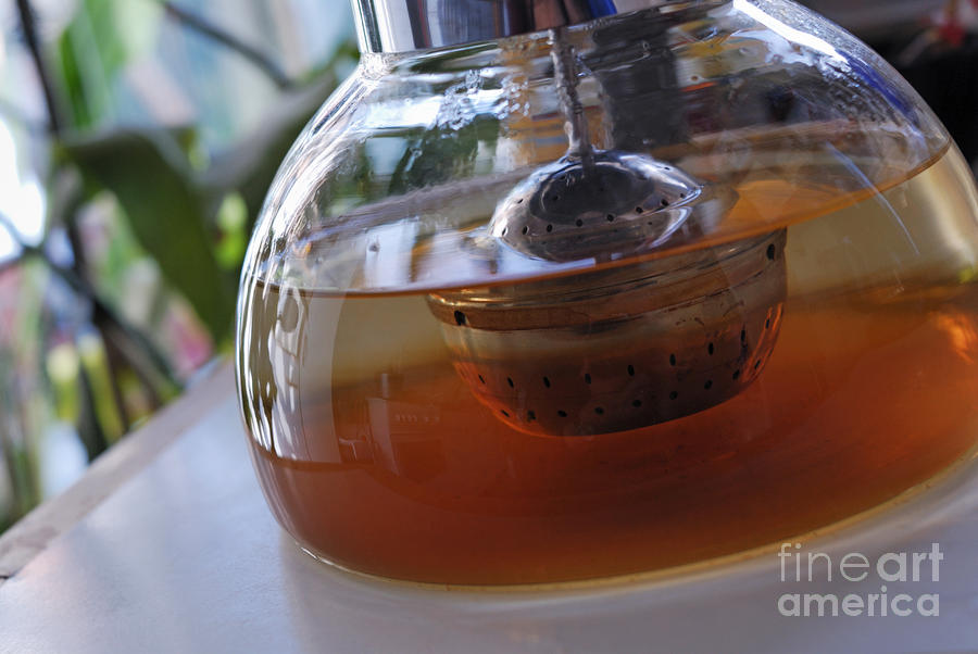 Tea infusing in teapot Photograph by Sami Sarkis - Fine Art America
