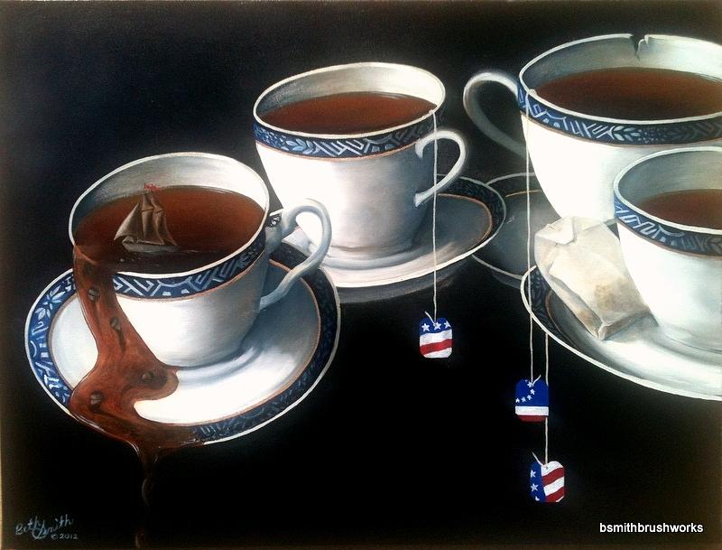 Tea Time Painting by Beth Smith | Fine Art America