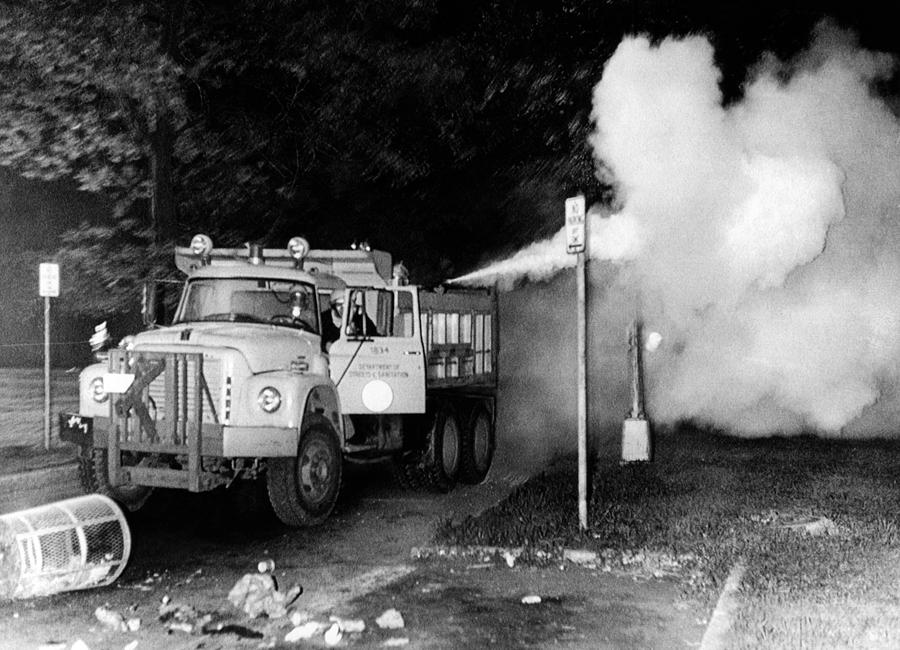 Tear Gas Is Sprayed In Into Crowds Photograph by Everett - Pixels