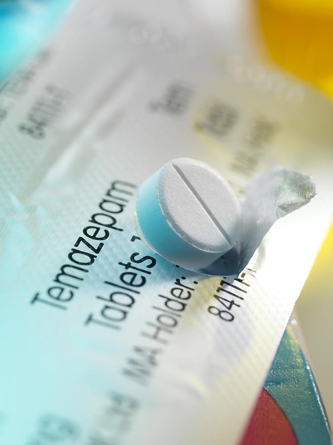 Temazepam Sleeping Tablet Photograph by Tek Image - Fine Art America