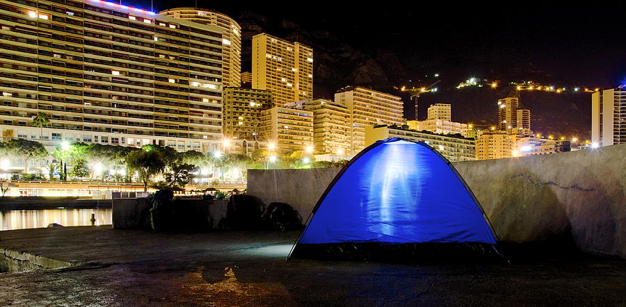 Tent Monaco Photograph by Peter Emil Andersen - Pixels