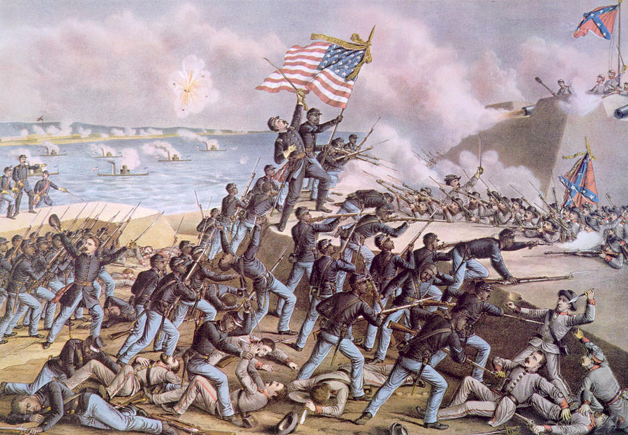 The Battle Of Fort Wagner, July 18, 1863 by Everett