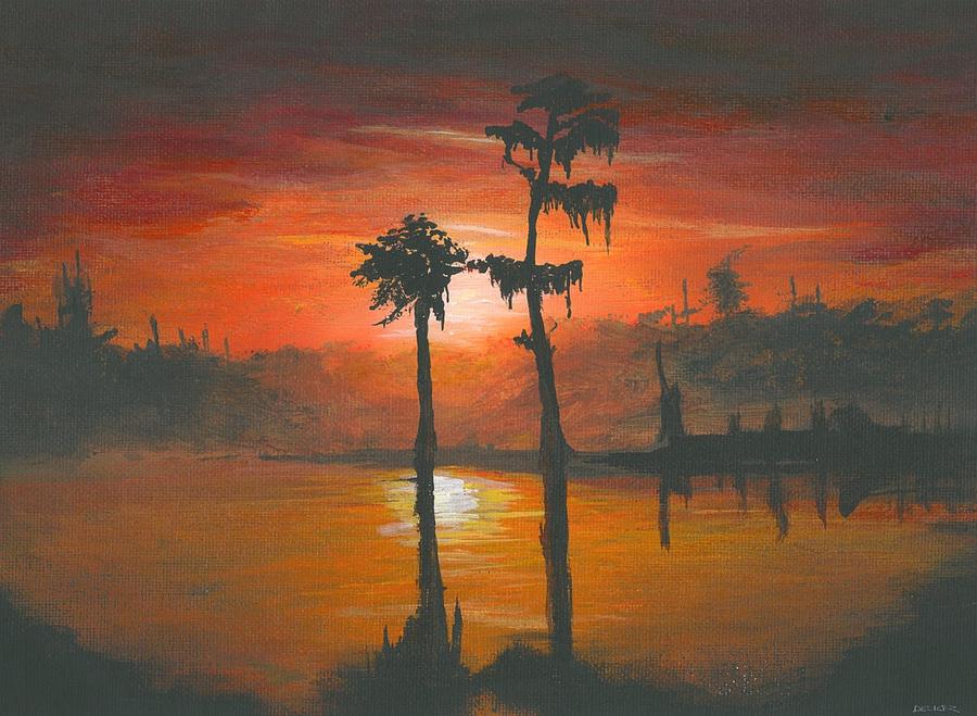 The Bayou Painting by DC Decker - Fine Art America